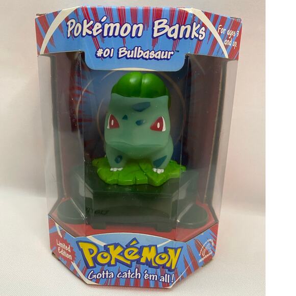 Pokemon | Toys | 998 Applause Nintendo Pokemon Banks 1 Bulbasaur ...